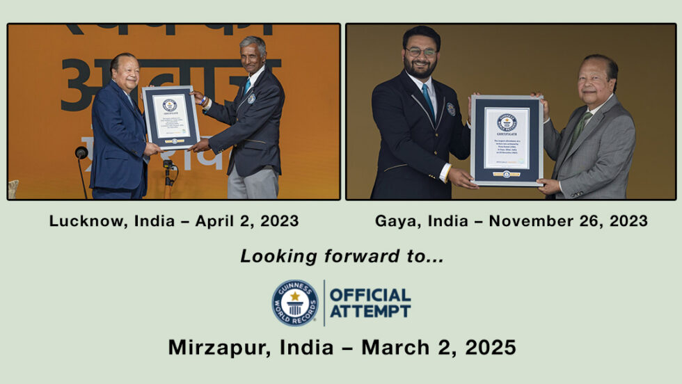 Behind the Scenes: Aiming for a 3rd Guinness World Record | Words of Peace